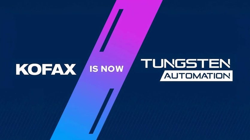 Our Partner Kofax Is Now Tungsten Automation